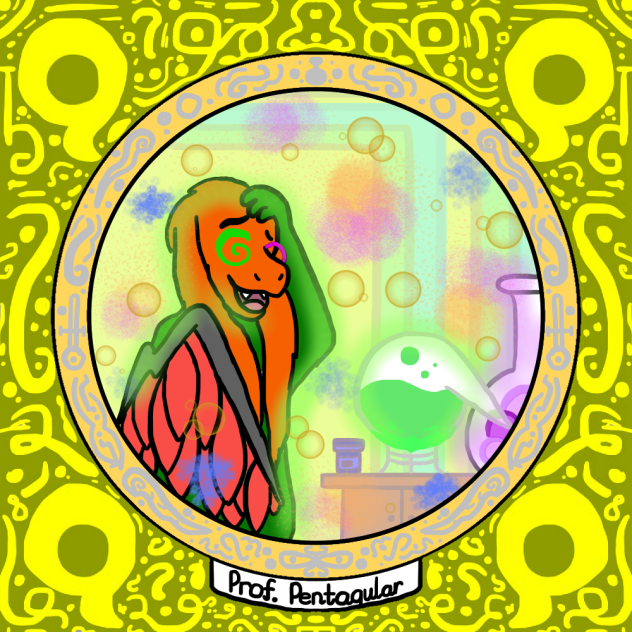 Prof. Pentagular Medal - ibisPaint