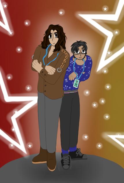 me and bestie (we cool) - ibisPaint