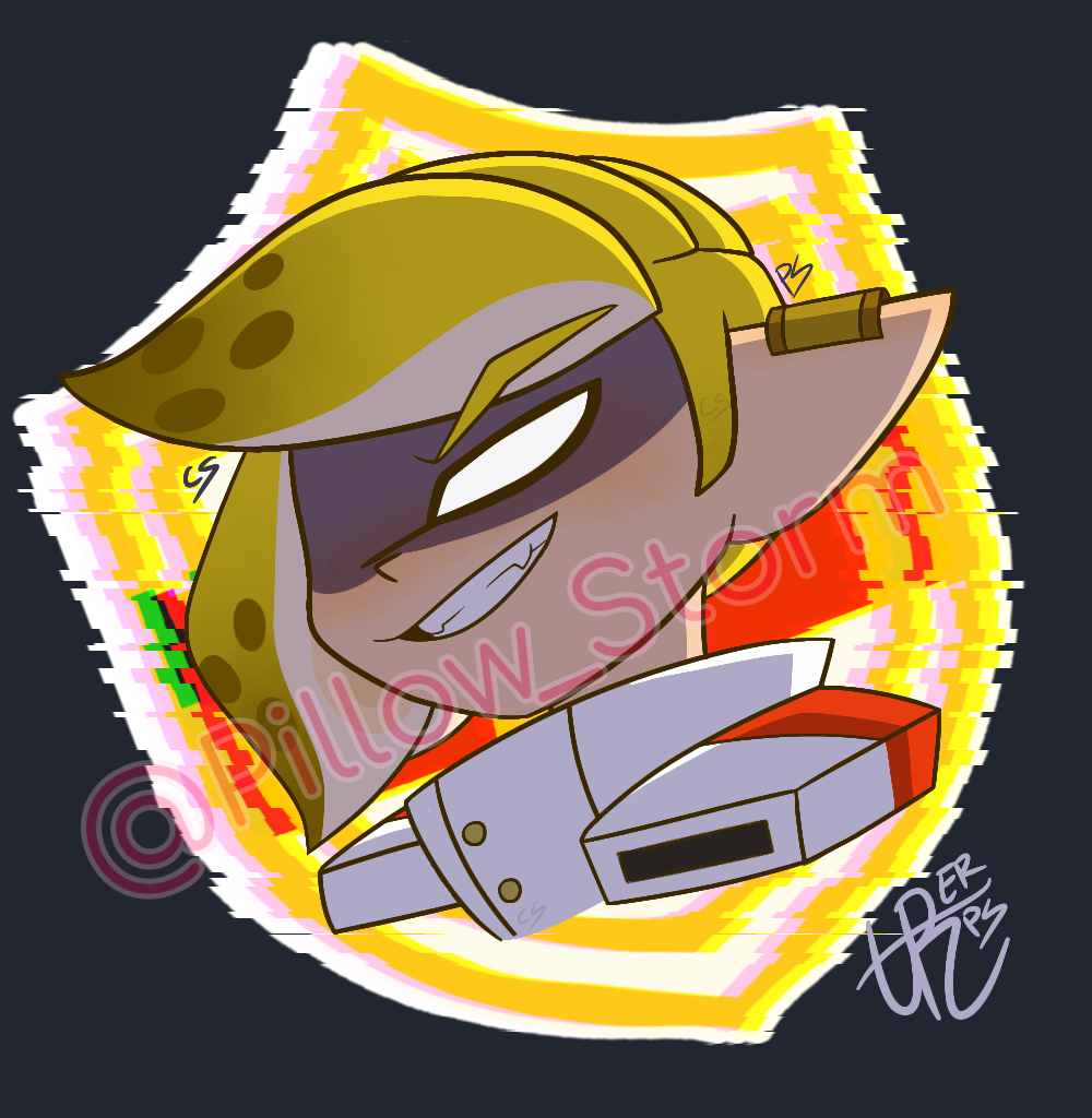 Emperor - Splatoon headshot - ibisPaint