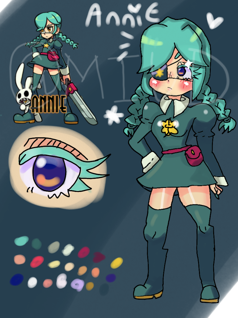 ANNIE SKULLGIRLS🌟💚 - ibisPaint