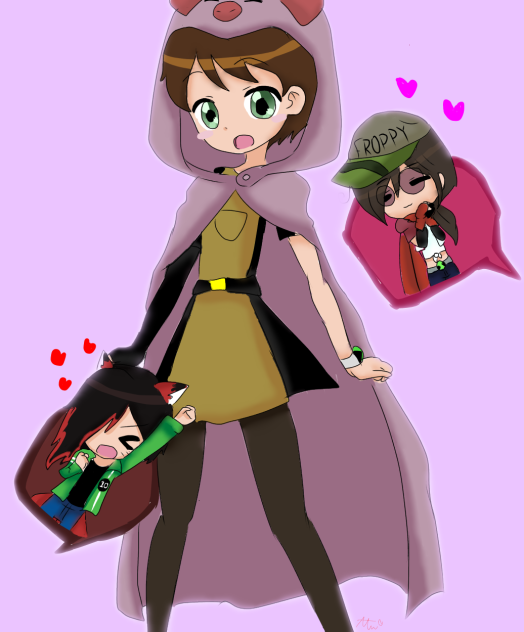 Team Tennyson aka Ben Nicky and me - ibisPaint
