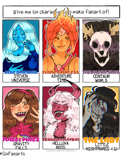 six fanarts - ibisPaint