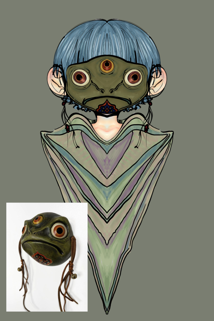 Frog Mask - ibisPaint