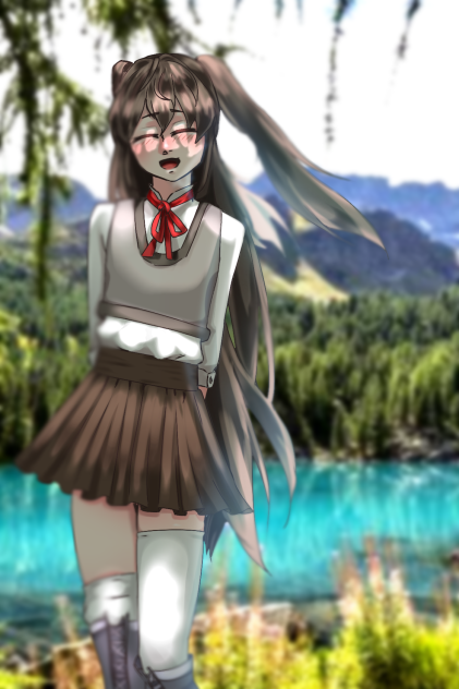 Walk in the forest - ibisPaint