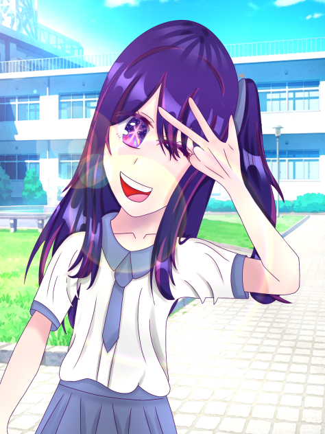 Your Idol sign is B 💜👍😊 - ibisPaint