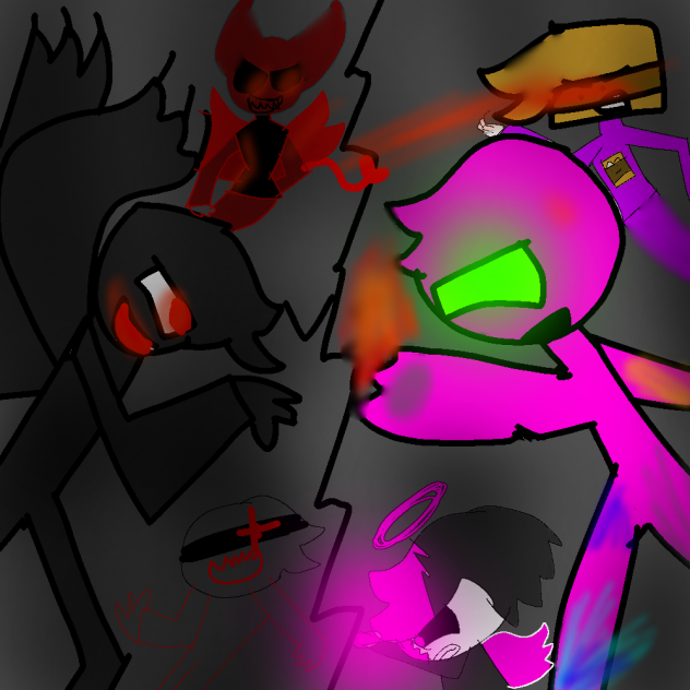 dark globby vs globby - ibisPaint