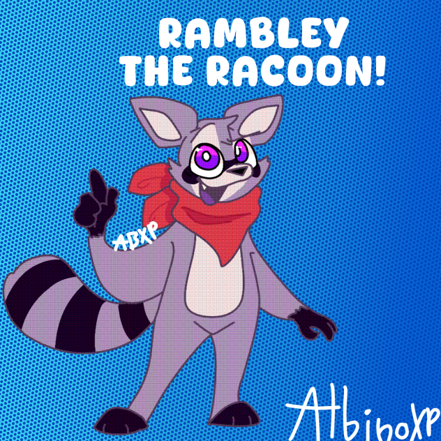 Rambley the Racoon - ibisPaint