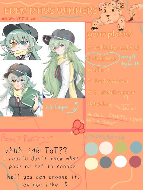 Flipflop's dtiys prize sheet - ibisPaint