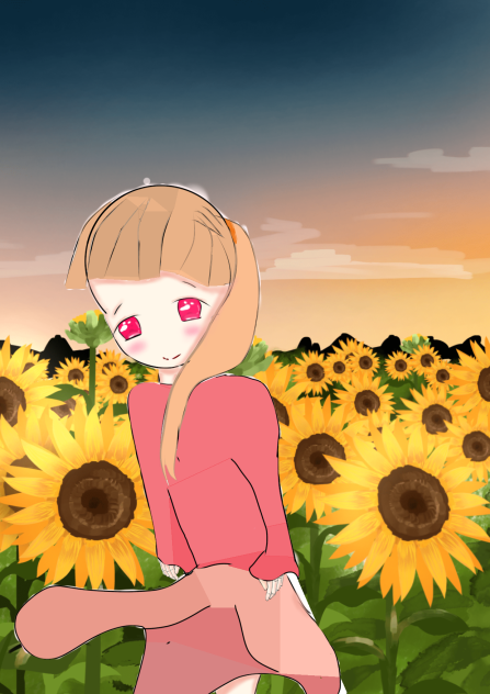 sun flower - ibisPaint