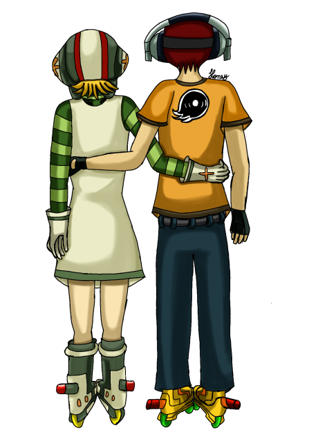 They got each other's back 💛💚 (JSR) - ibisPaint