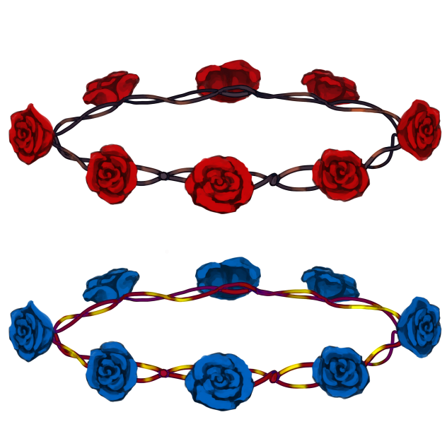 Rose flower crown - ibisPaint