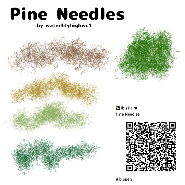 Pine Needle Brush - ibisPaint