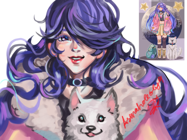 A gift for Miyoko - ibisPaint