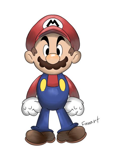 Mario Front - ibisPaint