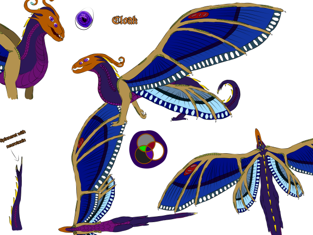 Cloak the Dragon - ibisPaint