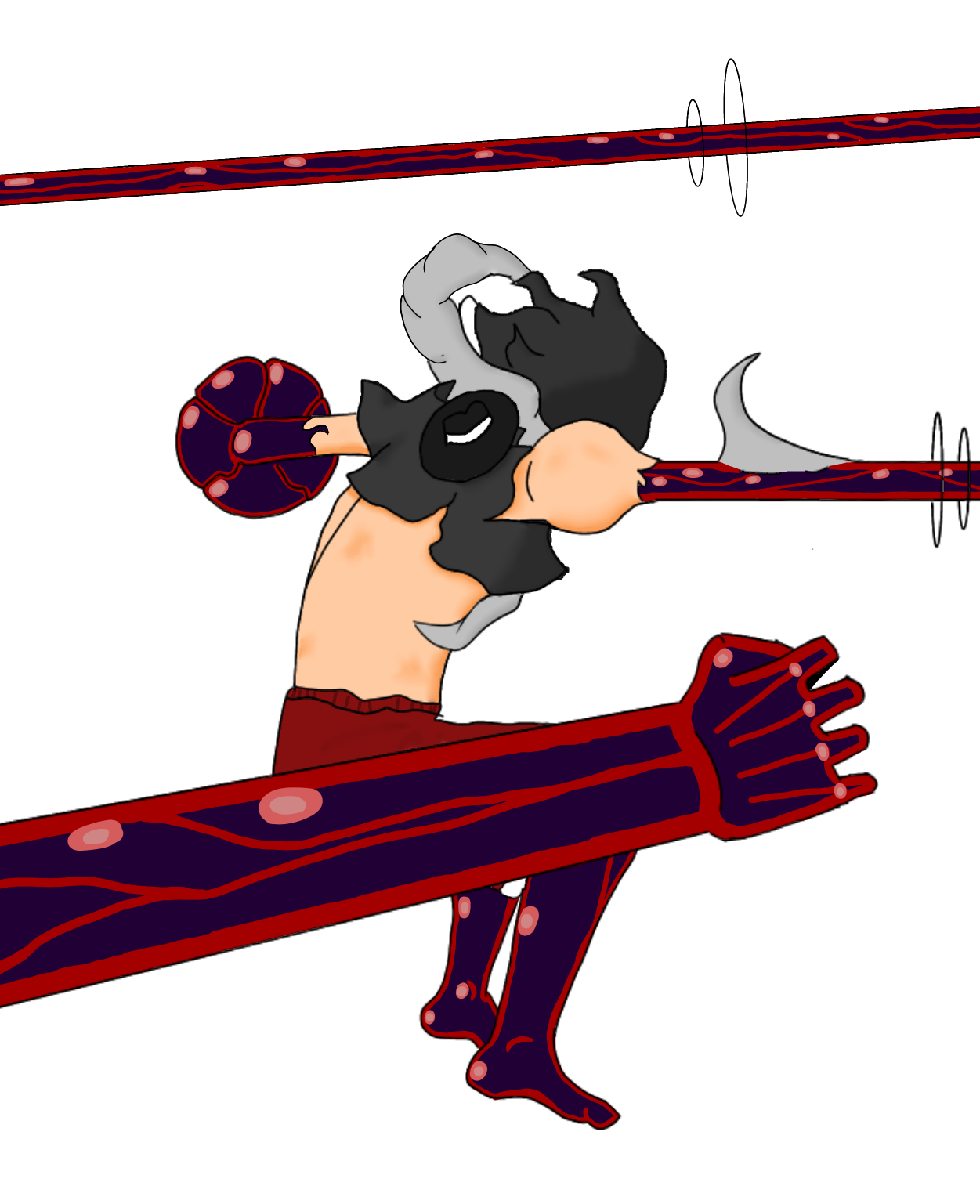 Luffy gear fourth snakeman - ibisPaint