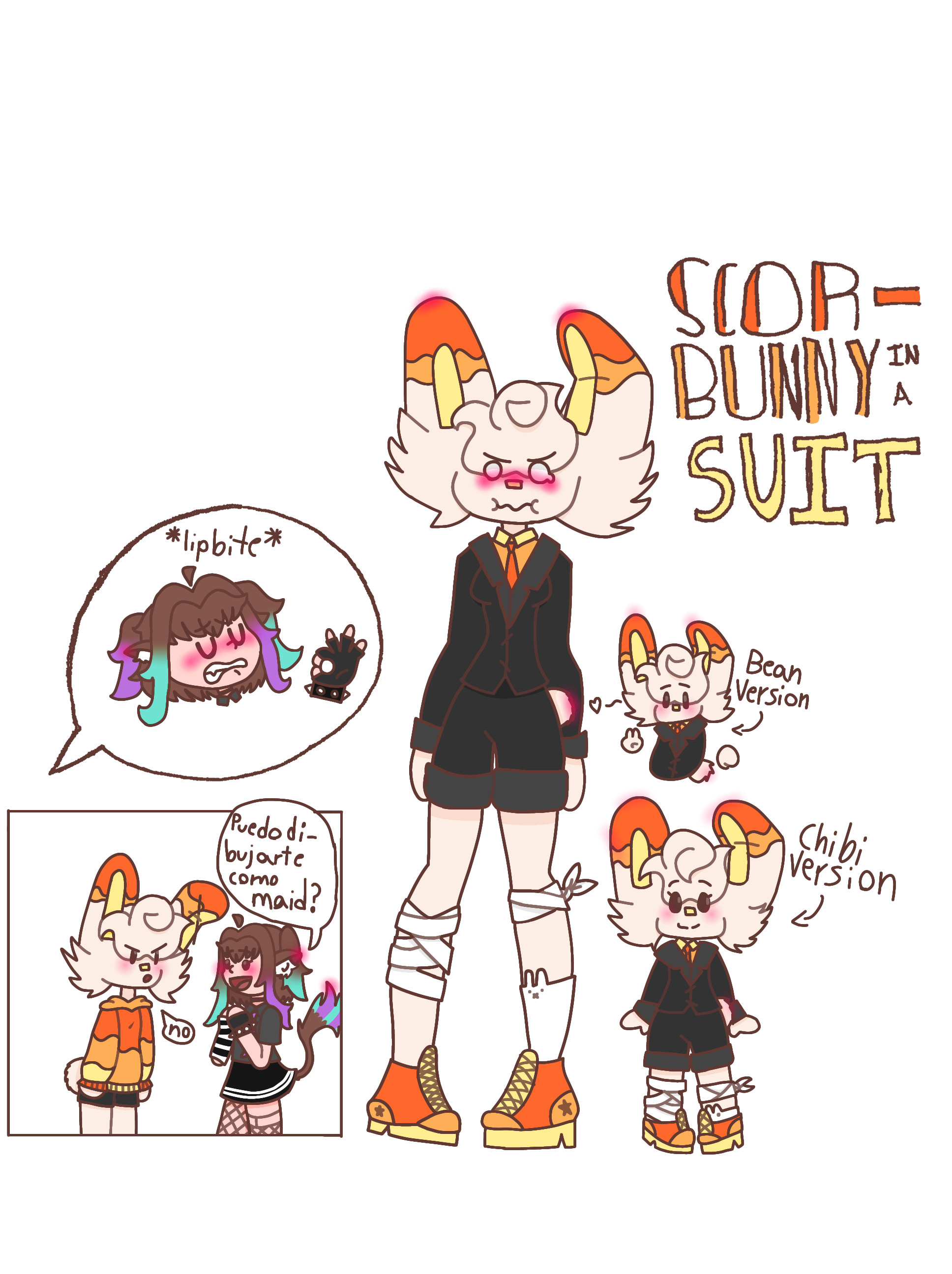 Scorbunny in a suit - ibisPaint