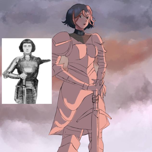 Joan d'Arc (WIP) - ibisPaint