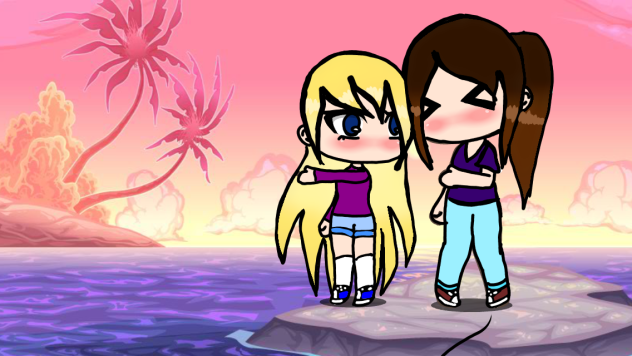 gacha life edit sandy and lily - ibisPaint