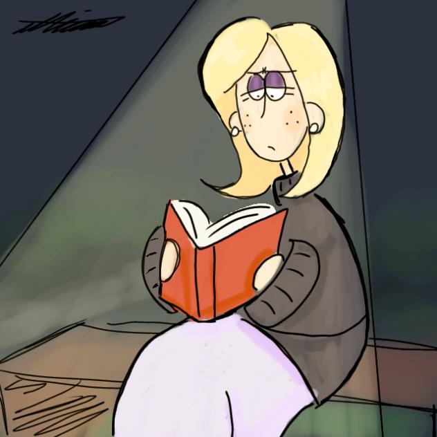 Sandra, Reading - ibisPaint