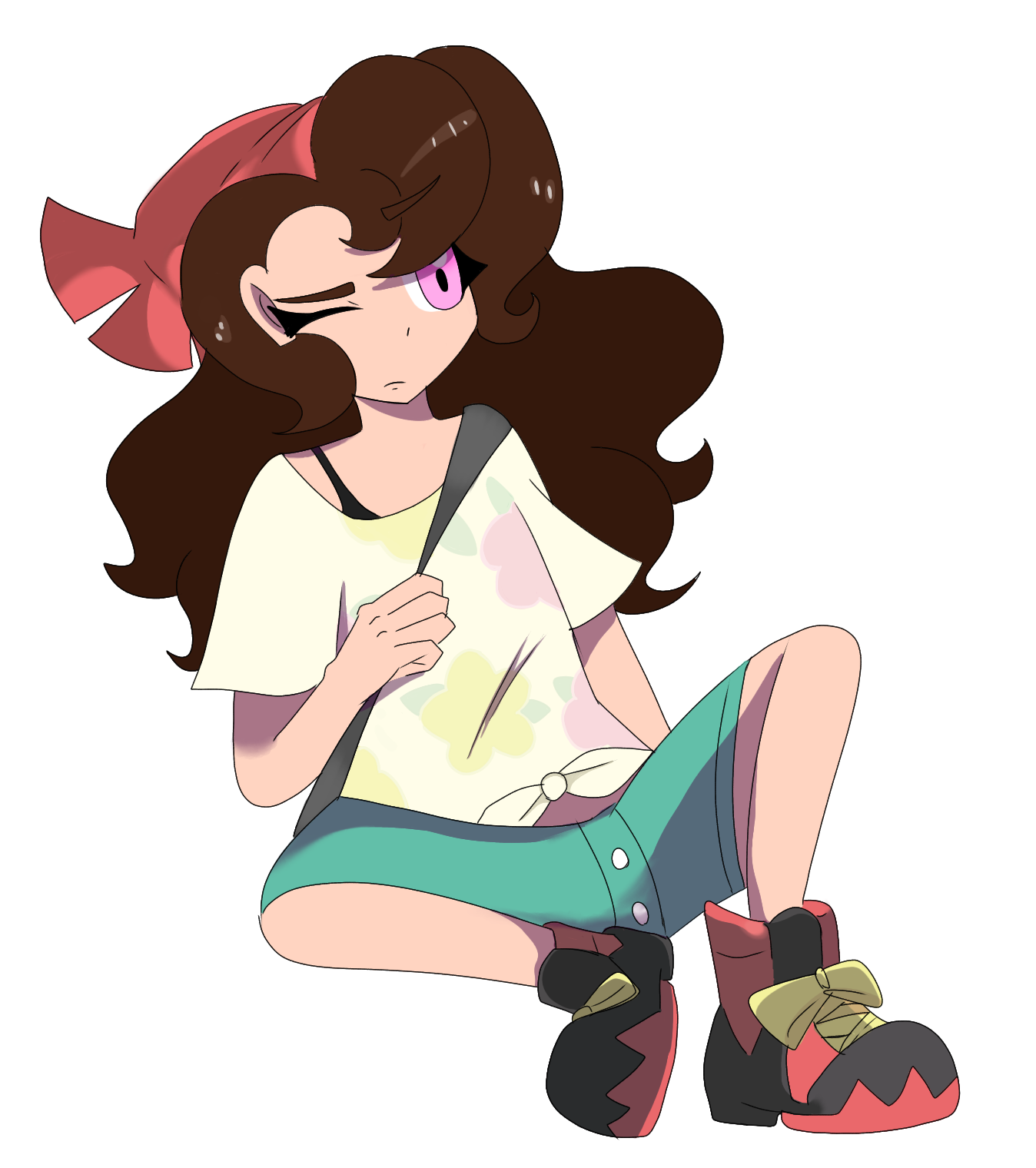 Nikky con ropa de aloleana XD - ibisPaint