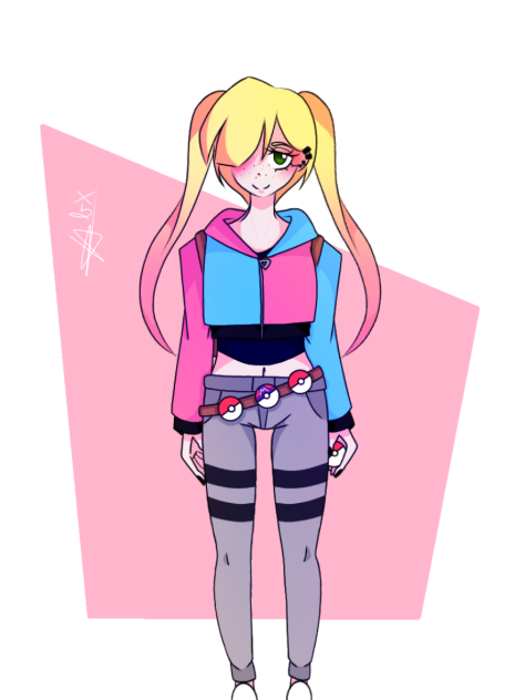 Entrenadora pokémon - ibisPaint