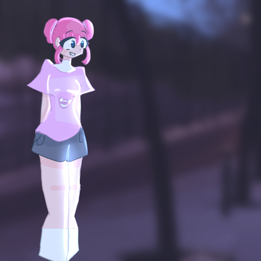 ¡Pinki! (Con iluminación XD.) - ibisPaint