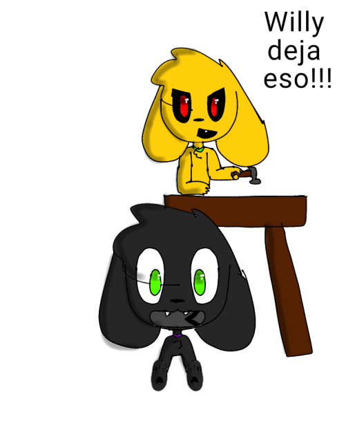 Willy perro y mikecrack - ibisPaint