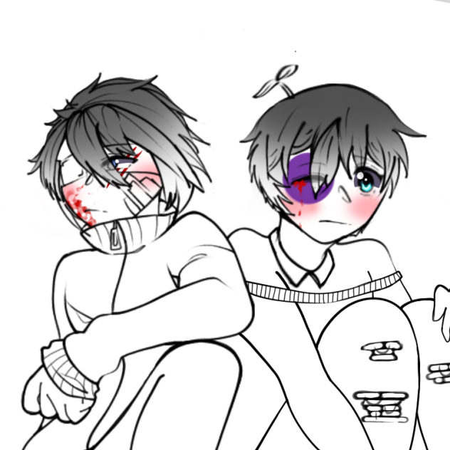 Two love birds (lazy) - ibisPaint