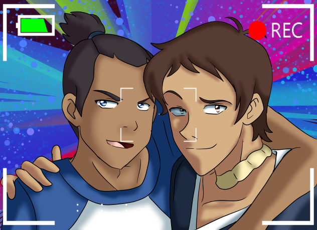Lance and Sokka Selfie - ibisPaint