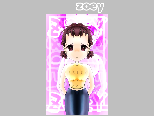 Zoey sigh animation - ibisPaint