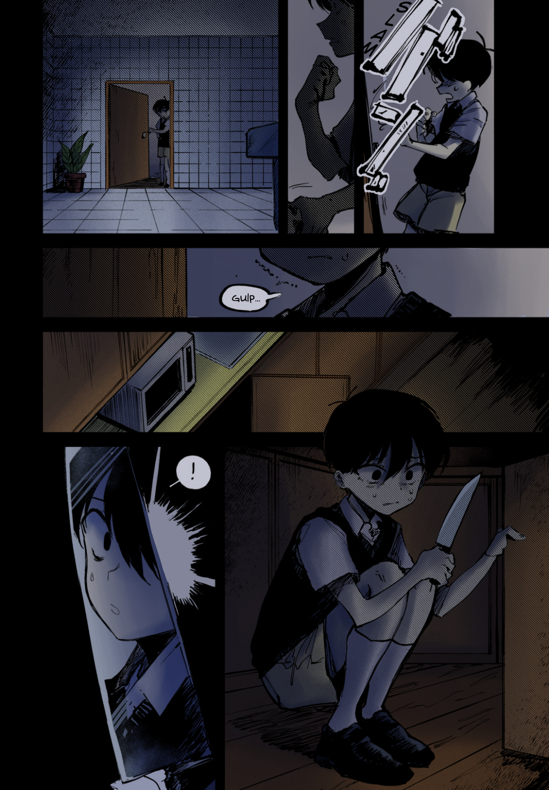 Coloring Omori Manga - Day 9 - ibisPaint