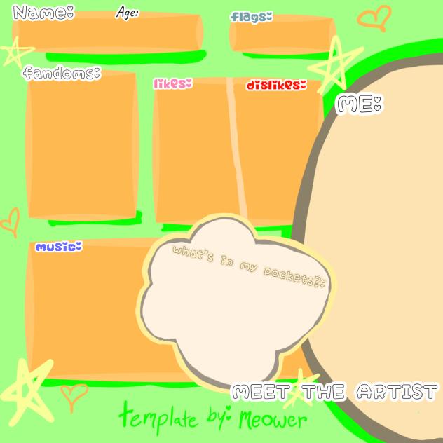 MEET THE ARTIST TEMPLATE - ibisPaint