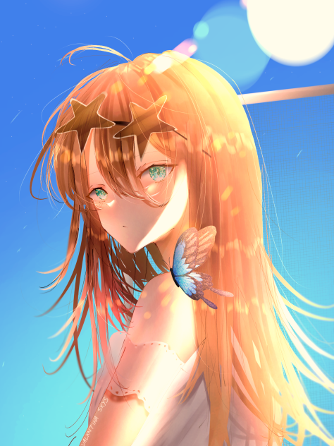 Oc with hair open - ibisPaint