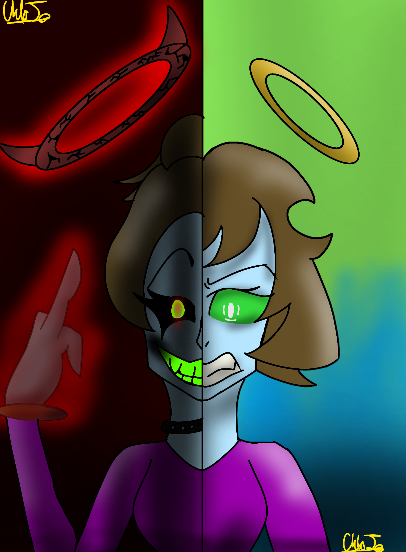 Two sides - ibisPaint