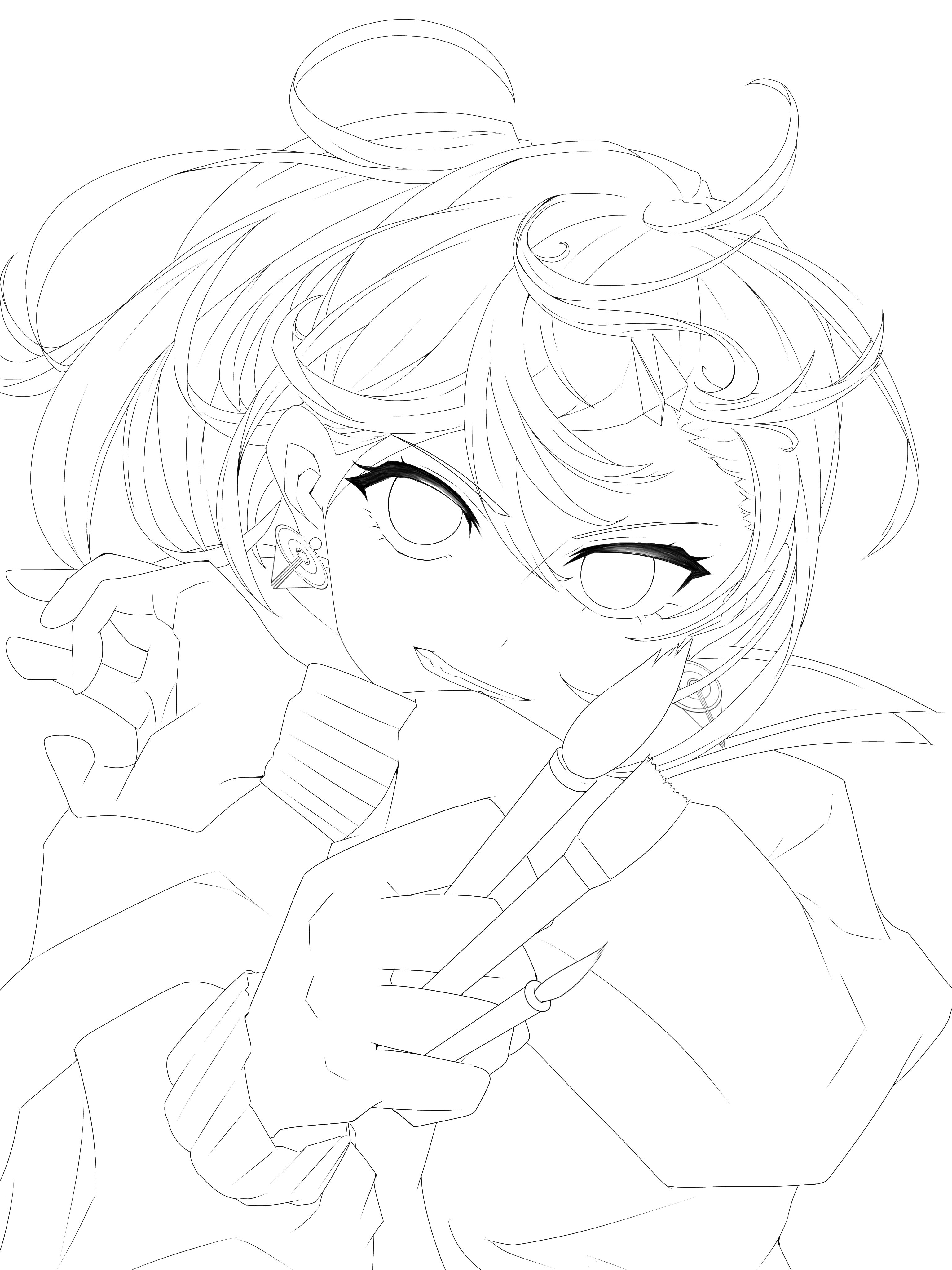 Line Art ”Banksy・V” - ibisPaint