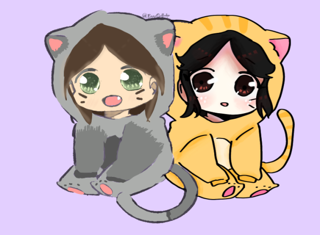 Kitten collab - ibisPaint