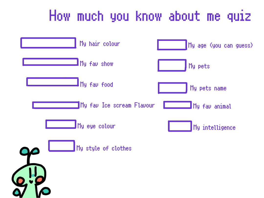 Quiz bout me - ibisPaint