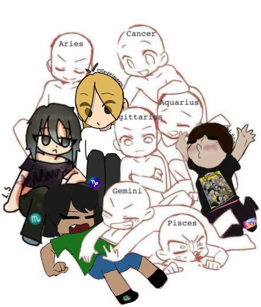 Zodiac sign collab - ibisPaint