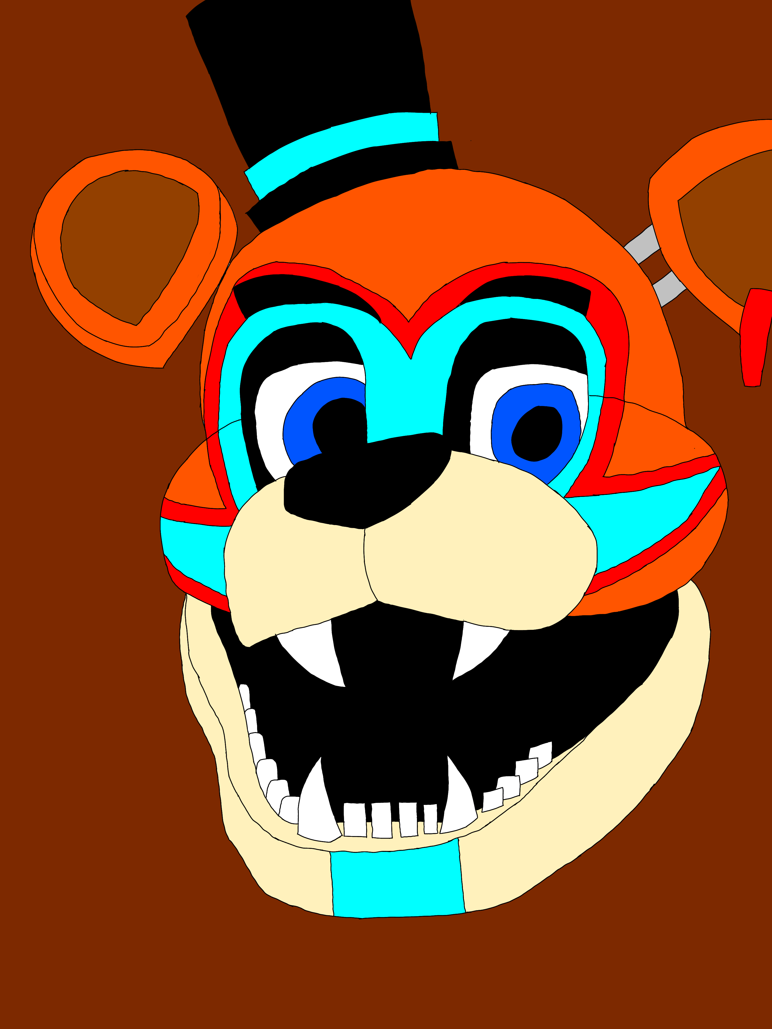 Glamrock Freddy Head - ibisPaint
