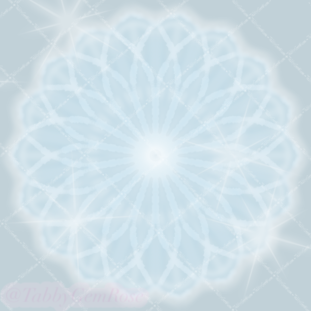 Glittering snowflake orb - ibisPaint