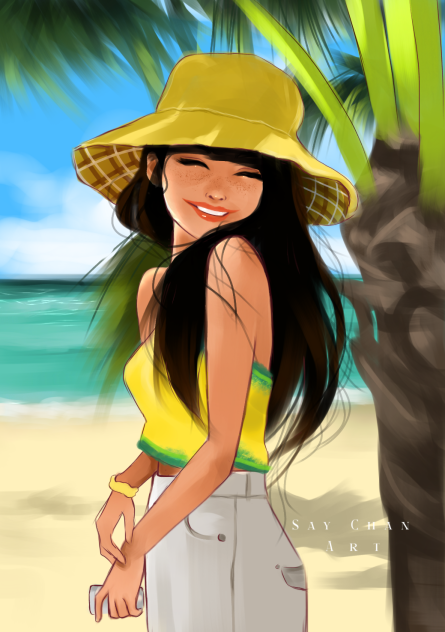 Summer girl - ibisPaint