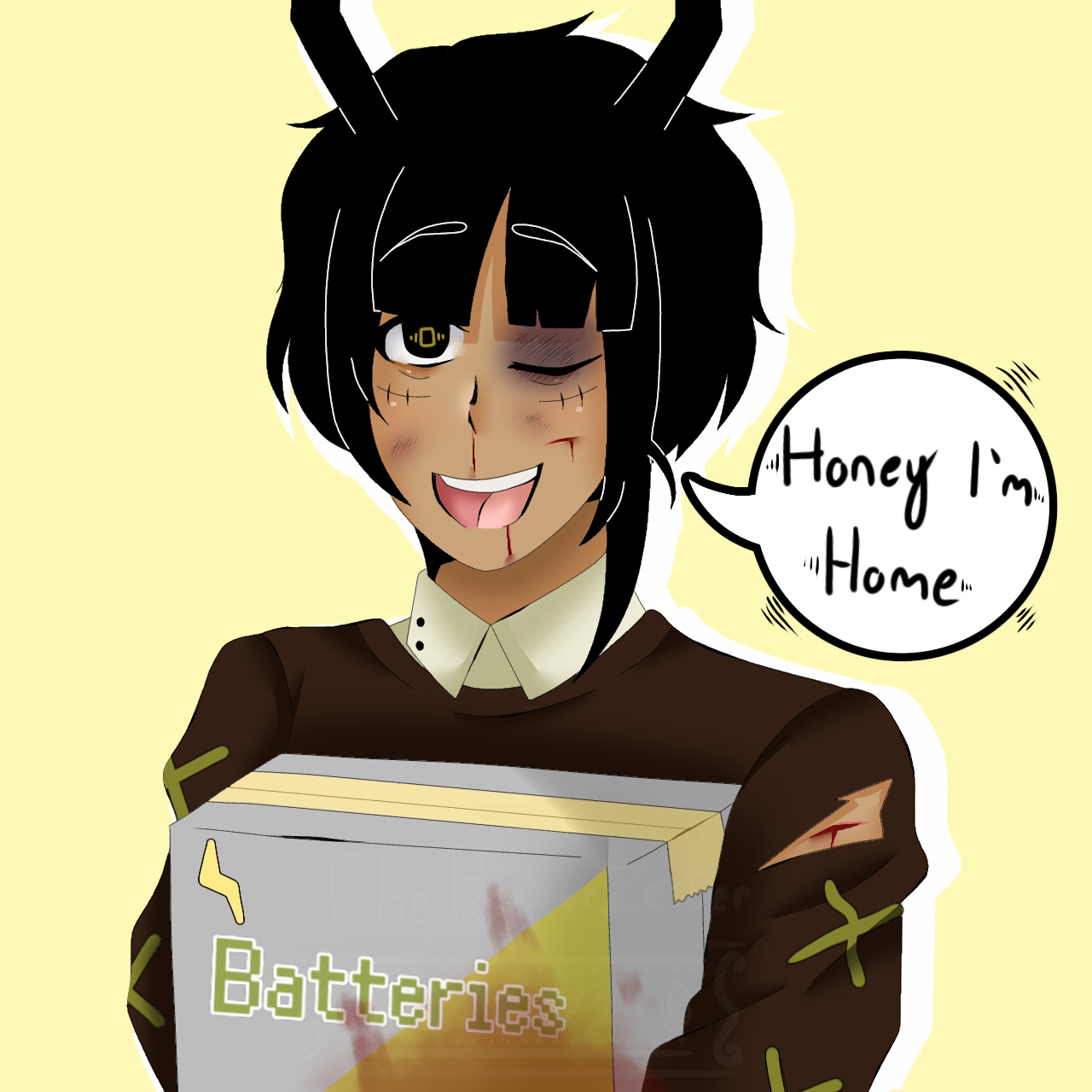 Day 2 of drawing Tamari without my plush - ibisPaint