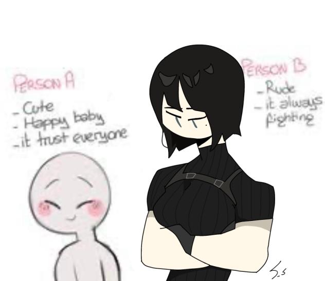 Person A, Person B collab - ibisPaint