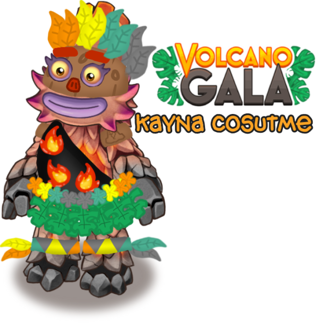 Kayna Volcano Gala Costume - ibisPaint