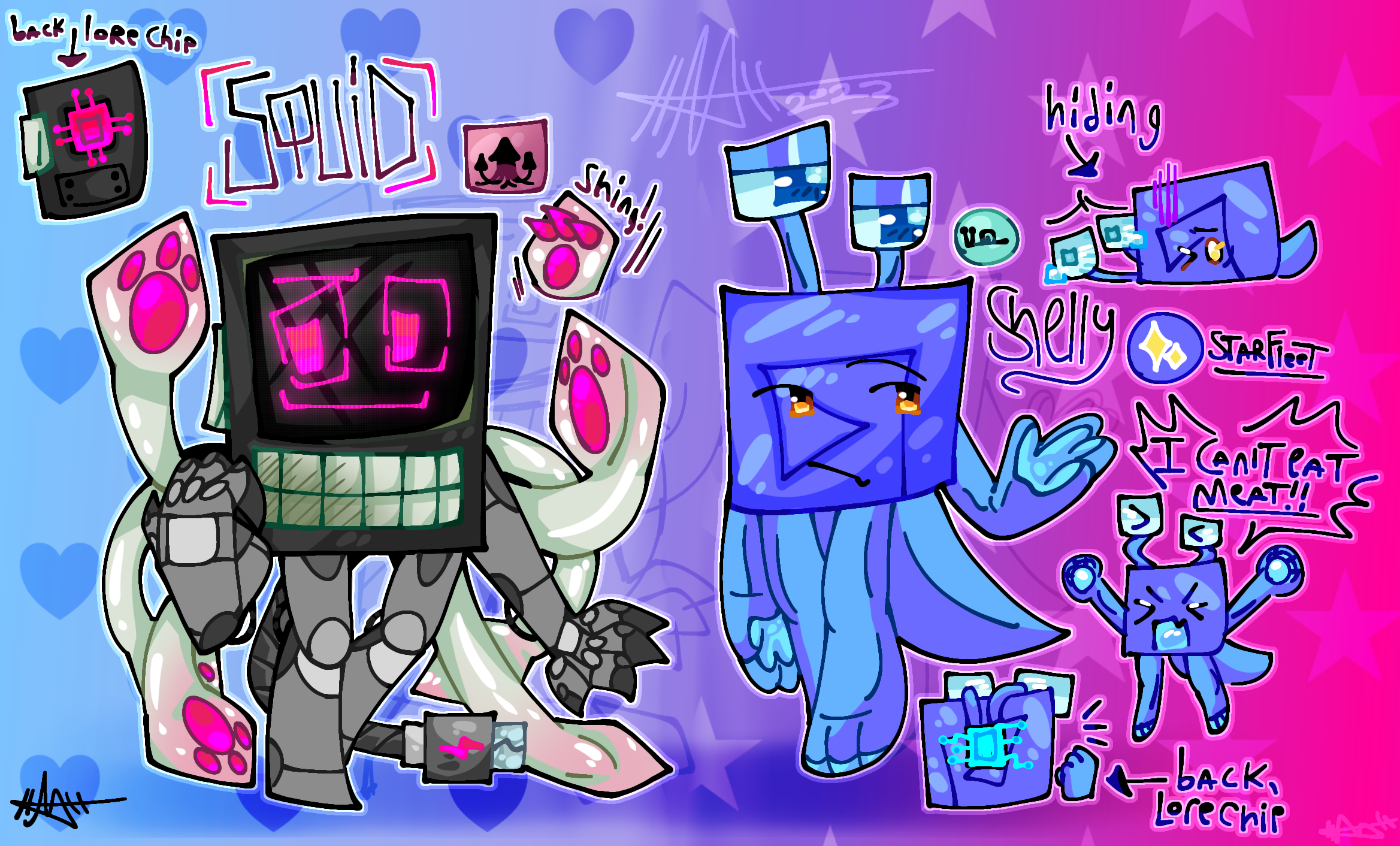 WYS but as Objectified characters - ibisPaint