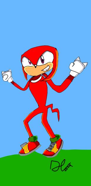 knuckles uekawa séries 4 - ibisPaint