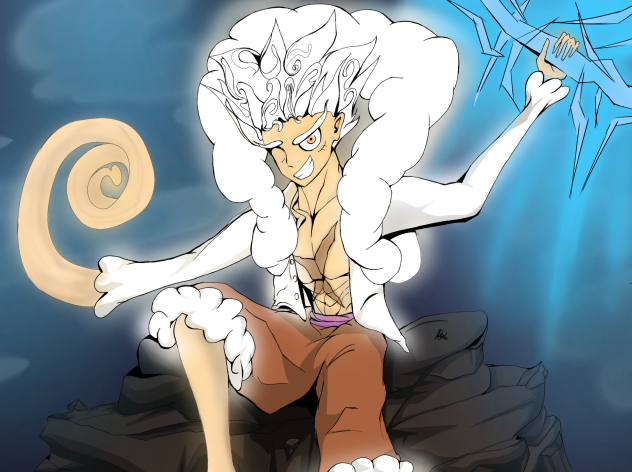 Luffy sun god nikka - ibisPaint