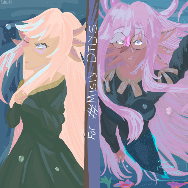 'Two visions..' - ibisPaint