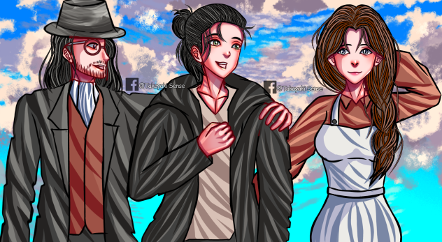 Grisha, Eren, And Carla FanArt - ibisPaint